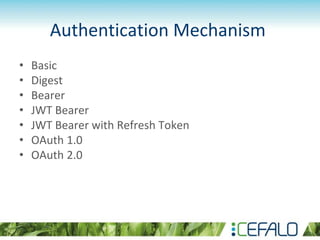 RESTful API Authentication | PPTX