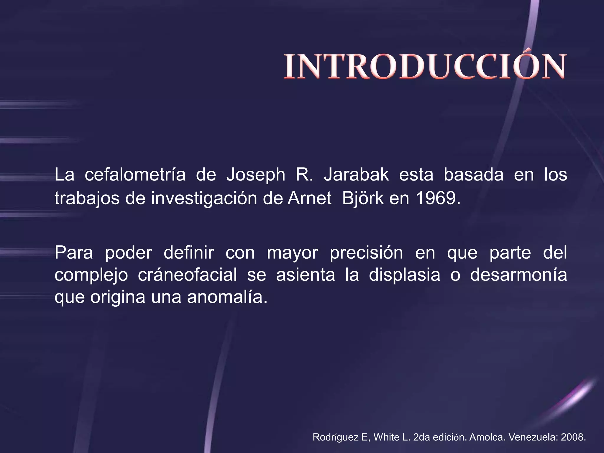 Cefalometria Björk Jarabak | PPTX