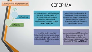 CEFALOSPORINAS DE LA 4° GENERACIÓN.pptx