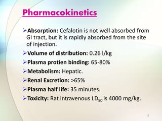 Cefalotin ppt | PPTX