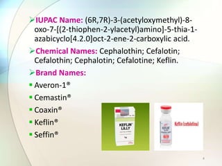 Cefalotin ppt | PPTX