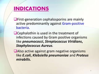 Cefalotin ppt | PPTX