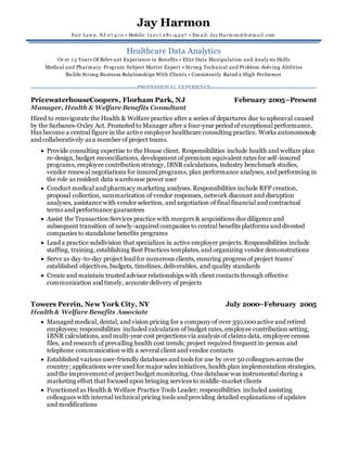 Resume - Jay Harmon | DOCX