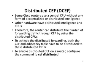 Cef based switching | PDF