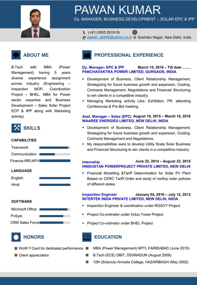 Pawan Kumar CV | PDF