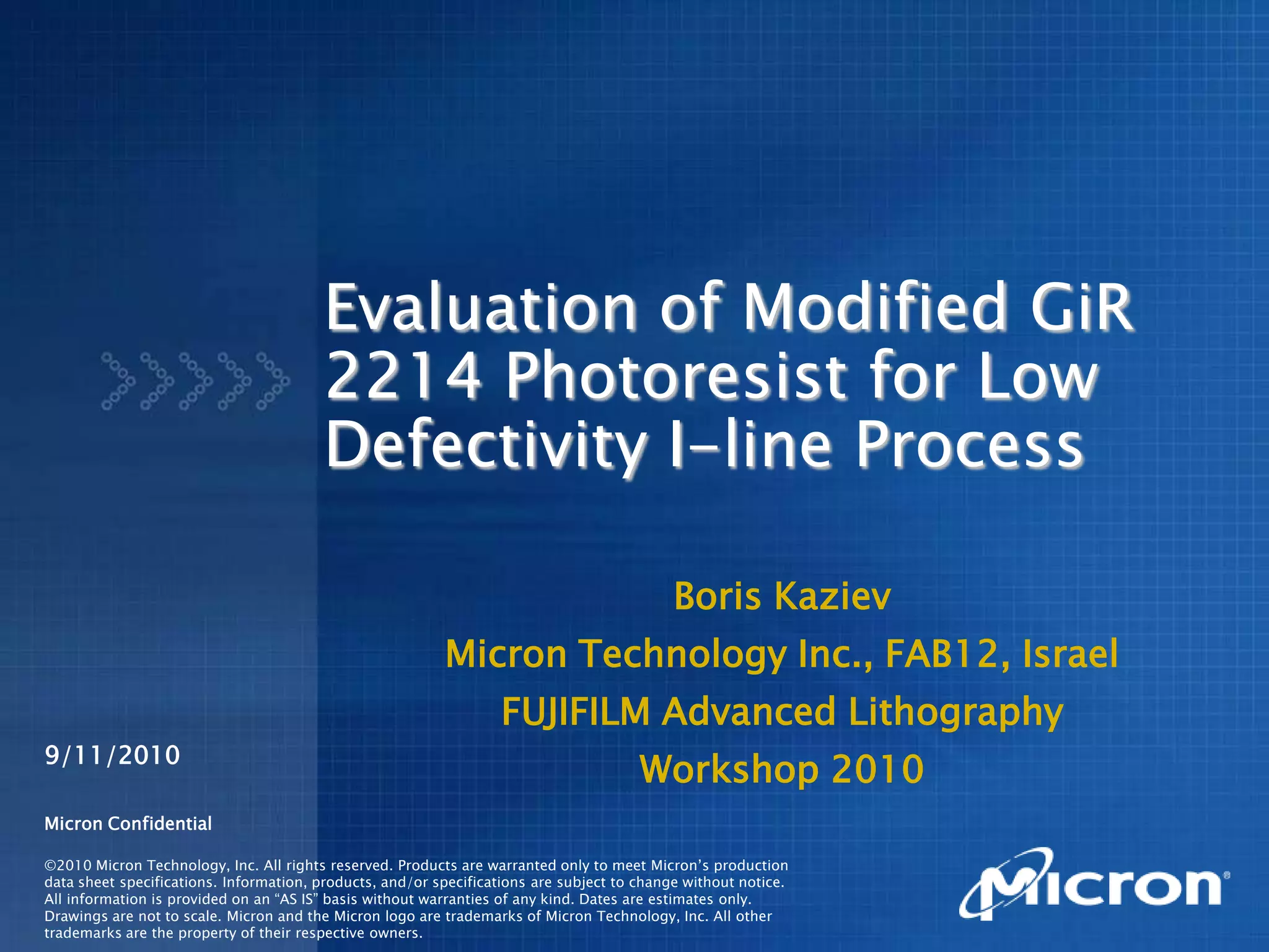 Evaluation of Modified GiR 2214 | PDF