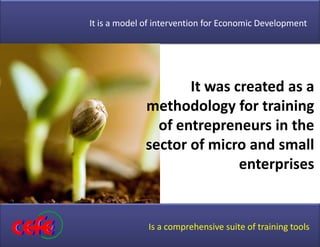 Personal Entrepreneurial Characteristics (PECs) CEFE Methodology | PPT