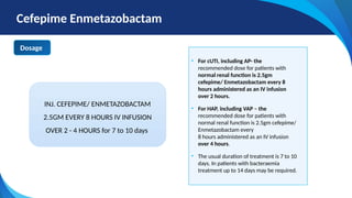 CEFIPIME EnmetazoBACTAM A NEW COMBINATION | PPTX
