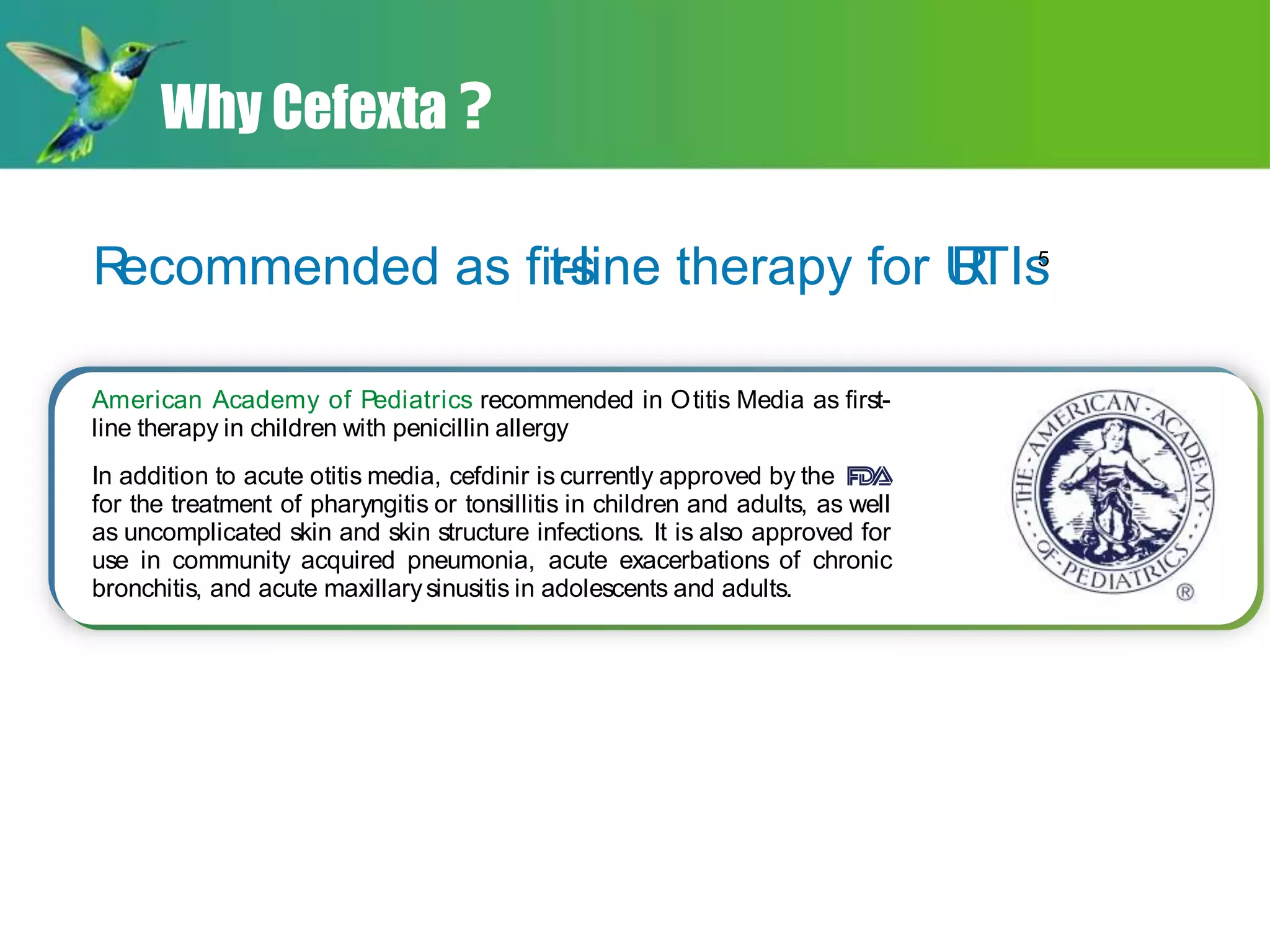 Cefexta (Cefdinir) an extended spectrum antibiotic | PPTX