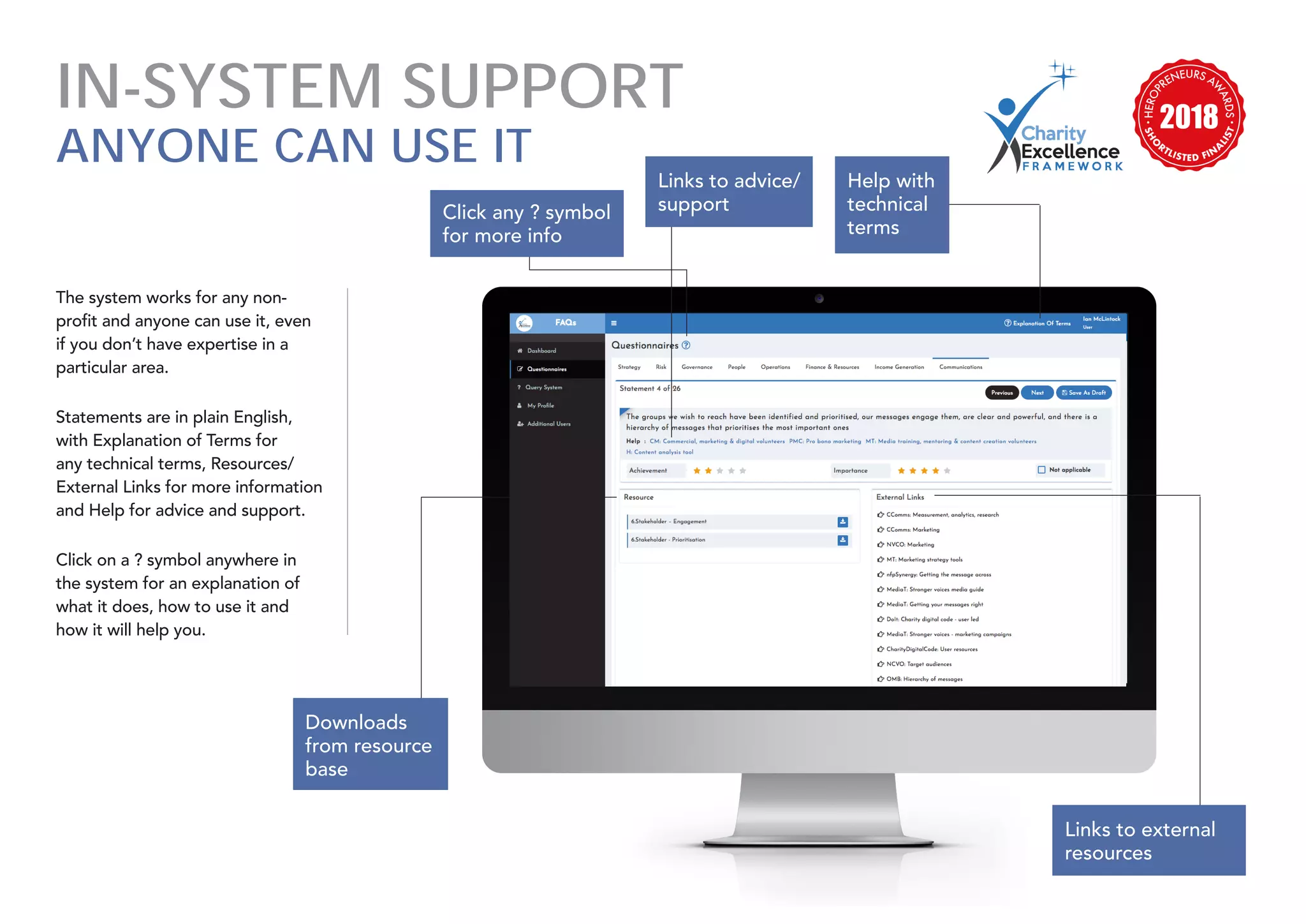 The Free Charity Excellence Framework Online Toolkit - User Guide | PDF