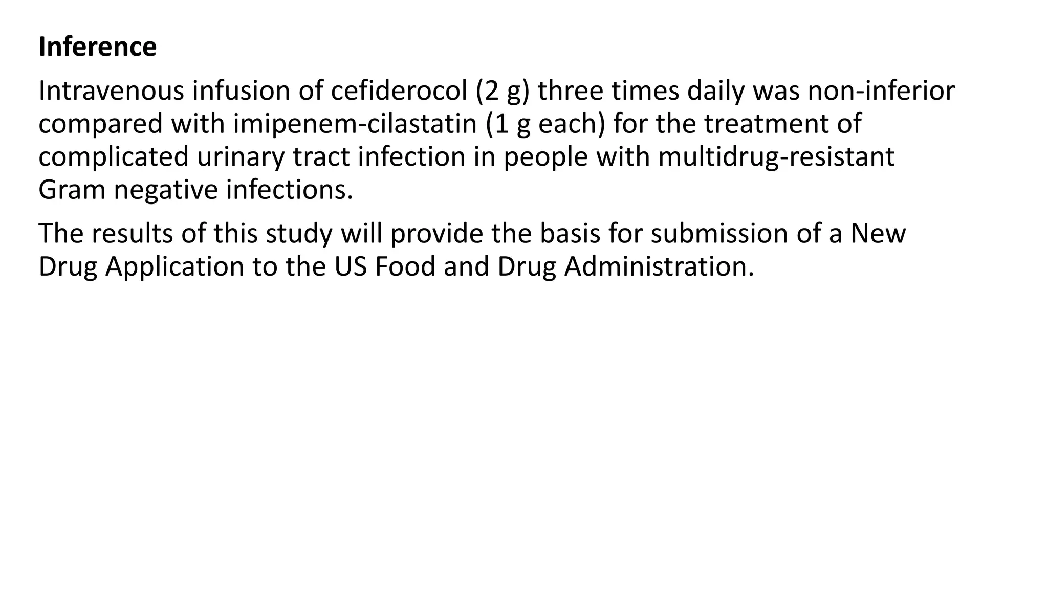 Cefiderocol - Dr. ANCY GEORGE | PPTX