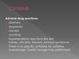 Cefixime | PPTX