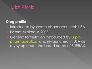 Cefixime | PPTX