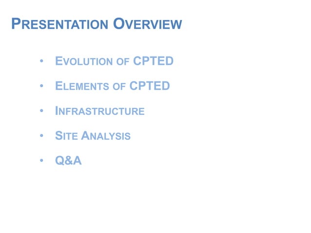 CPTED Design to Make Schools Safer | PPT