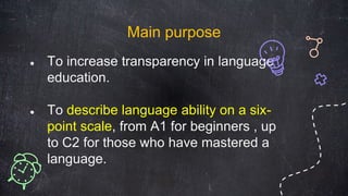 CEFR - Info for parents and students pptx | PPT