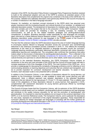 CEFR Companion Volume with New Descriptors - 2018 | PDF