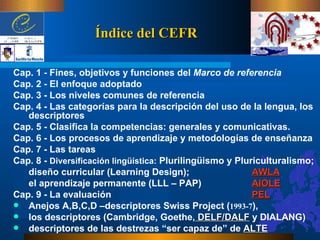 CEFR - Common European Framework of Reference for Languages | PPT