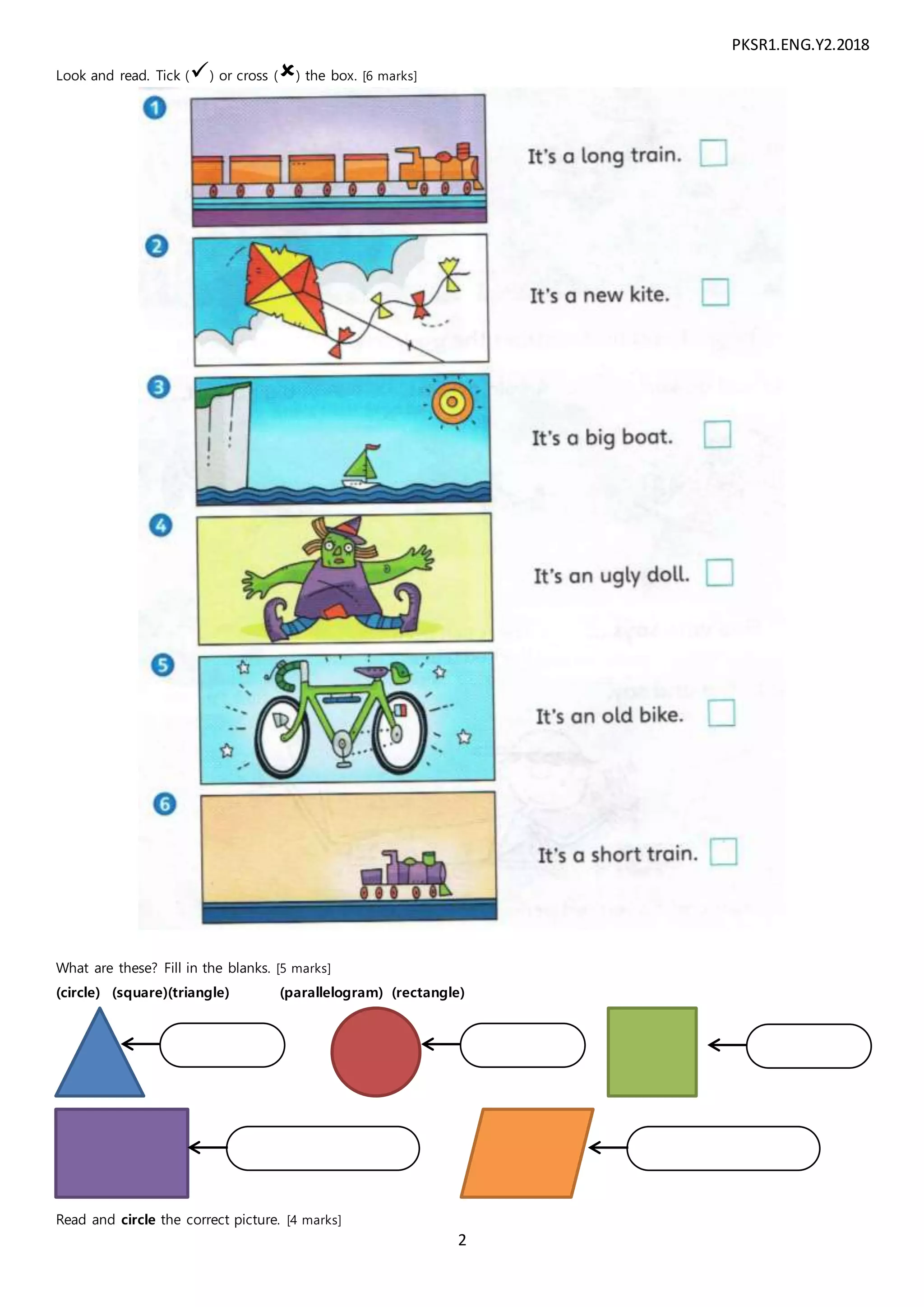 Cefr BI year 2 SK | PDF