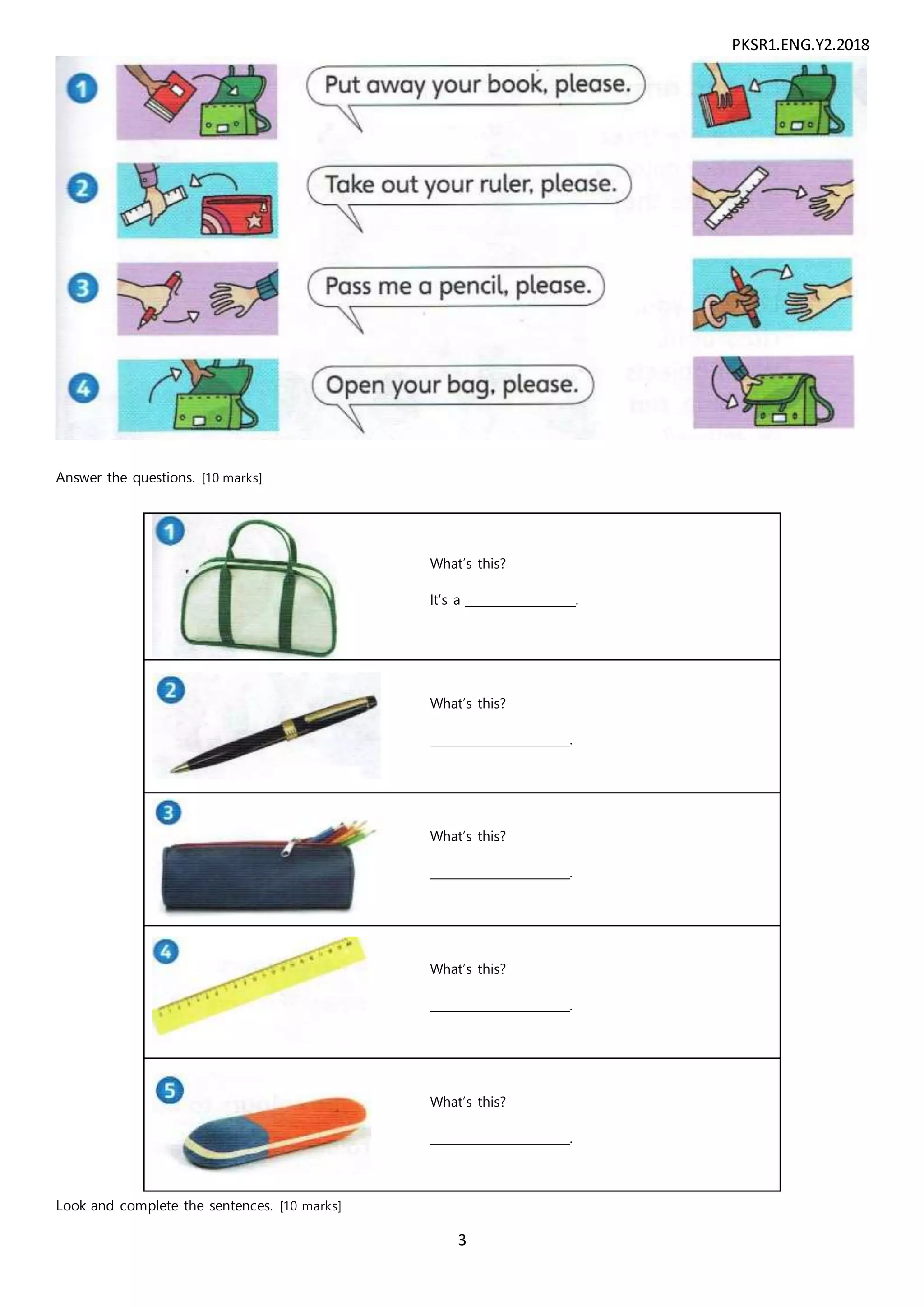 Cefr BI year 2 SK | PDF