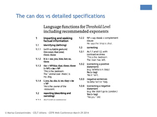 The Can-Do Statements in Teacher Education | PPT