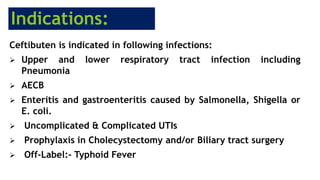Ceftibuten and Cefpodoxime brief over view.pdf | Infectious Diseases ...
