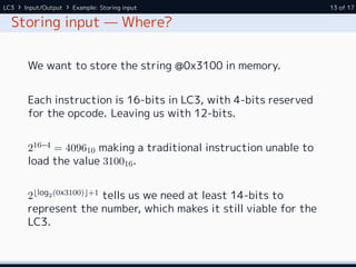 LC3 Assembly: Reading Strings | PPT
