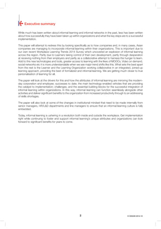 Learning Beyond the Classroom - the growing trend for Informal Learning ...