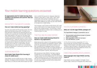 Cegos mobile-learning | PPT