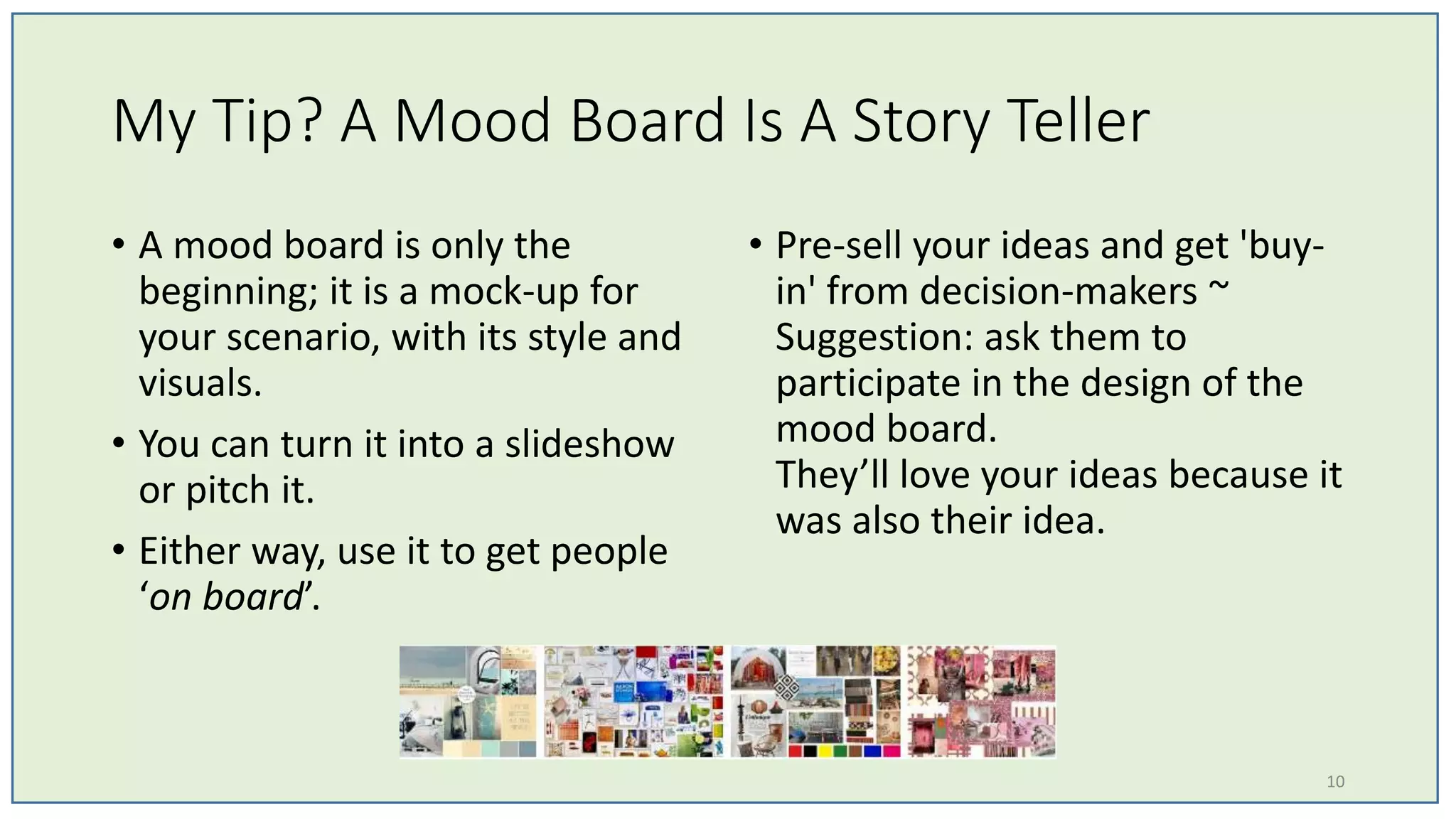 Boost your presentations with a mood board~Learning Cube | PPT Boost your presentations with a mood board~Learning Cube | PPT