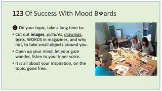 Boost your presentations with a mood board~Learning Cube | PPT