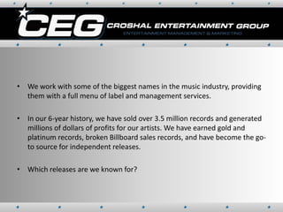 CEG Presentation | PPT