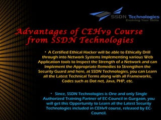 CEH Training in Gurgaon :SSDN Technologies | PPT