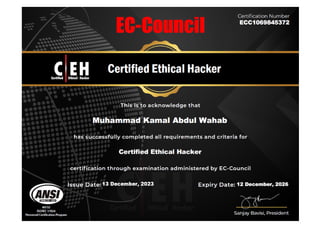 Certified Ethical Hacker EC Council V12 | PDF