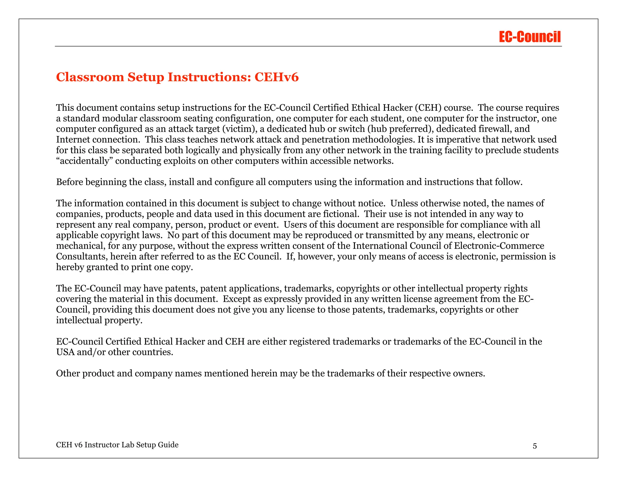 Classroom Setup Instructions CEH-Classroom-Lab-Setup-v6.pdf