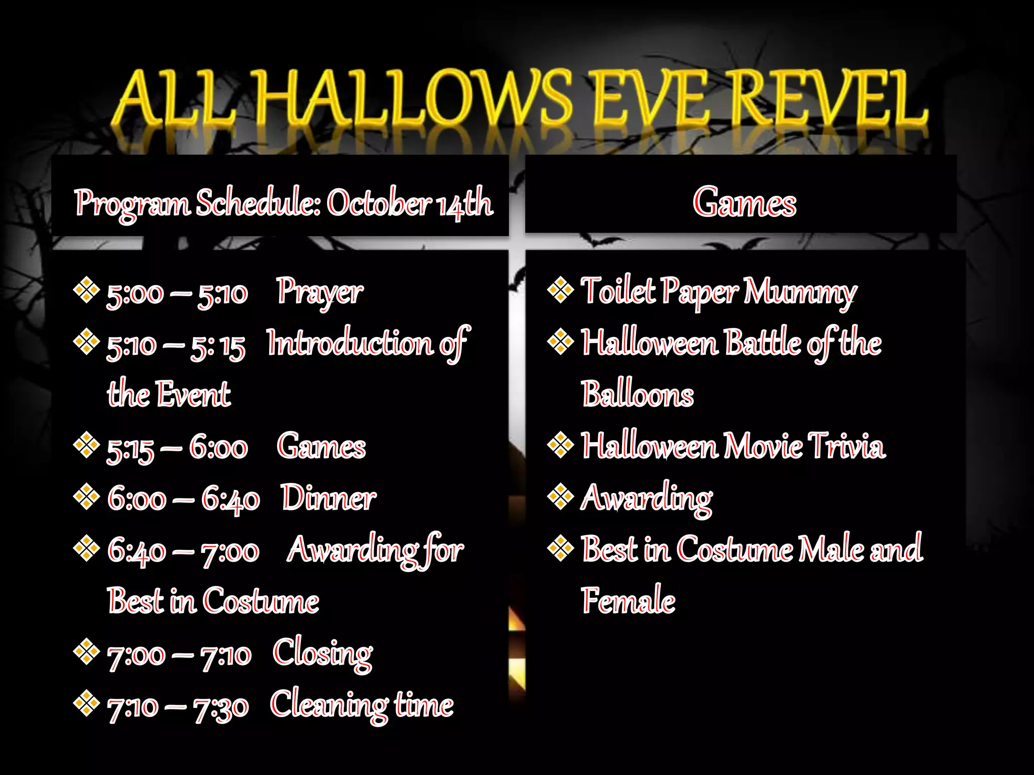 halloween party proposal | PPTX
