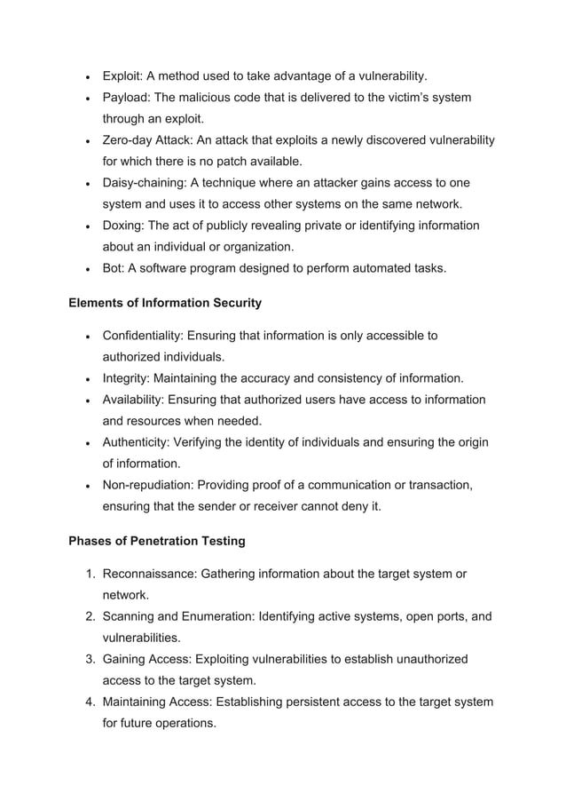 CEH Cheat Sheet.pdf | Information and Network Security | Computing