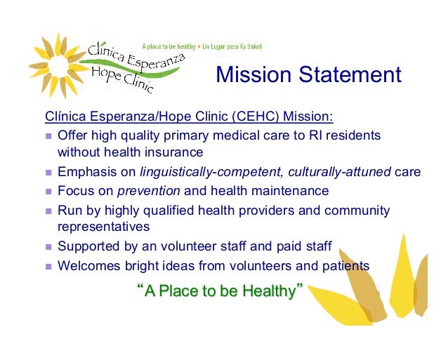 Medical Mission Statement