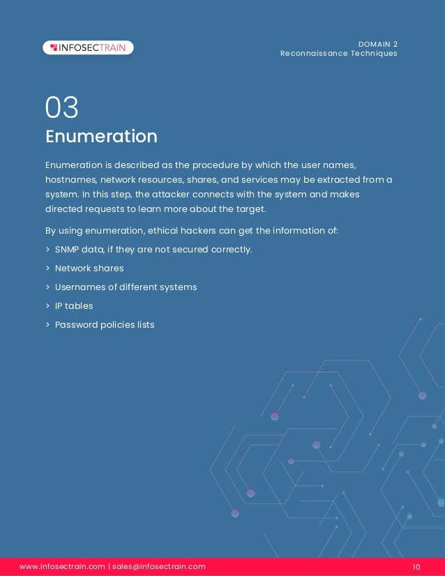 Domain 2 of CEH v11: Reconnaissance Techniques | PDF | Information and ...