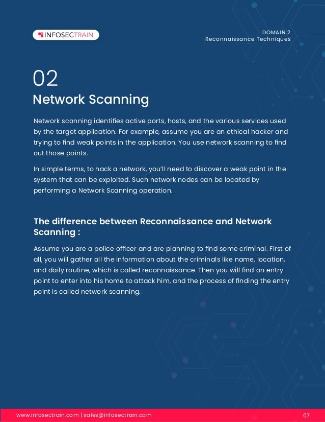 Domain 2 of CEH v11: Reconnaissance Techniques | PDF | Information and ...