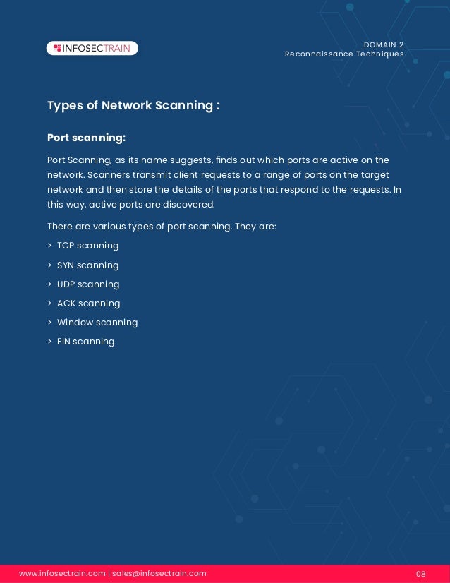 Domain 2 of CEH v11: Reconnaissance Techniques | PDF | Information and ...