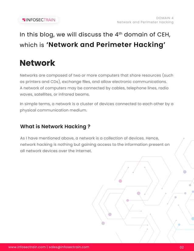 Domain 4 of CEH V11: Network and Perimeter Hacking | PDF | Internet ...