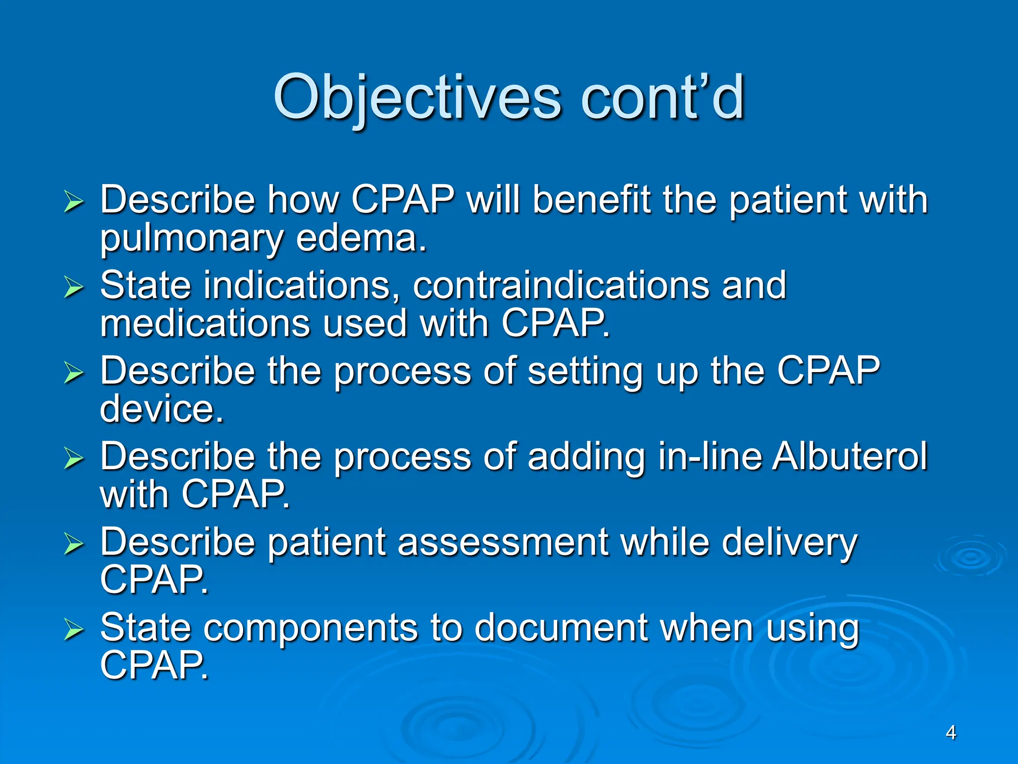 The Cardiac Failure by CPAP intervention | PPT