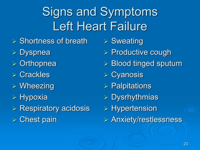 The Cardiac Failure by CPAP intervention | PPT
