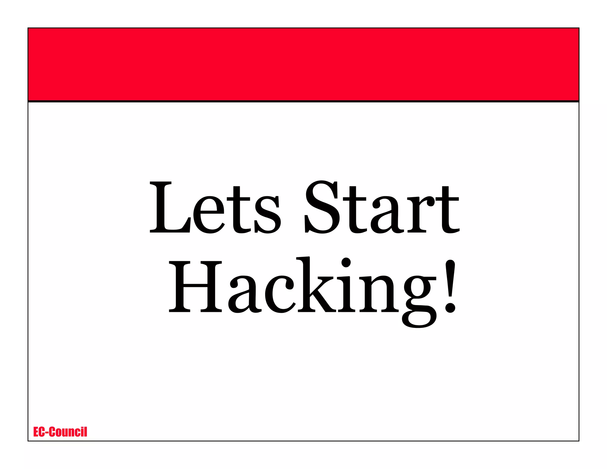 Ceh v5 module 00 student introduction | PDF