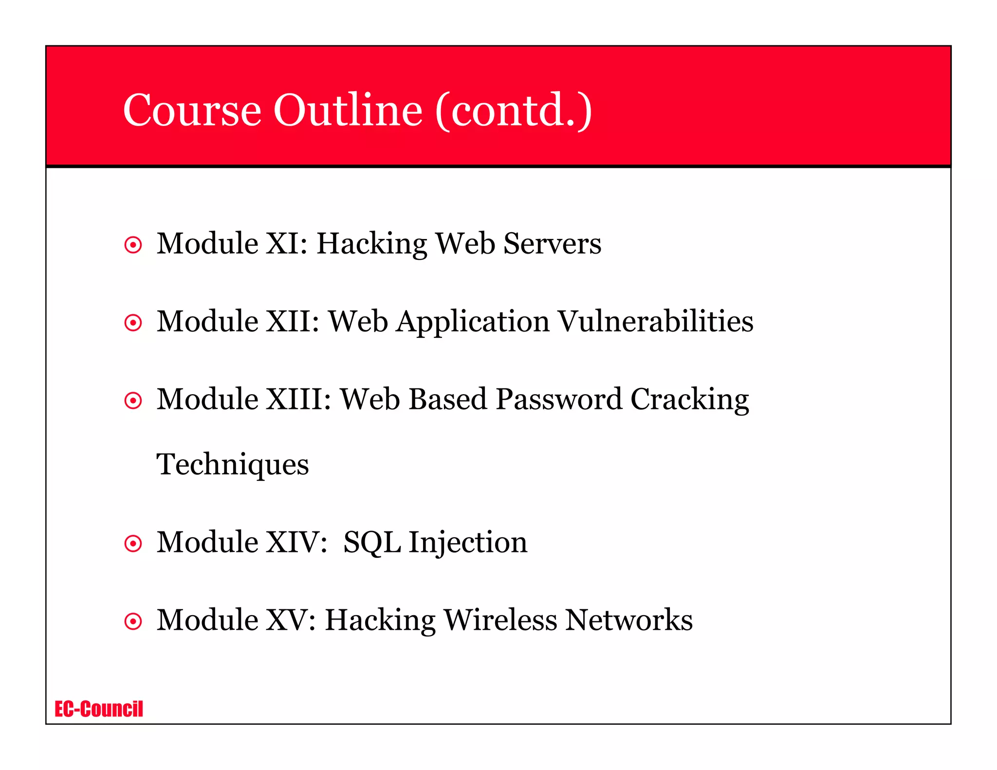 Ceh v5 module 00 student introduction | PDF