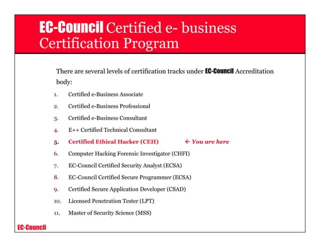 Ceh v5 module 00 student introduction | PPT