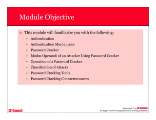 Ceh v5 module 13 web based password cracking techniques | PDF