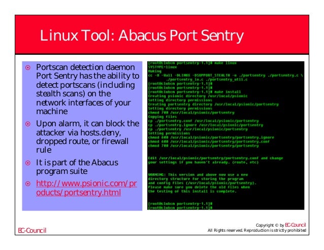 Ceh v5 module 18 linux hacking