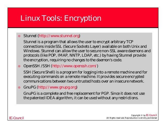 Ceh v5 module 18 linux hacking