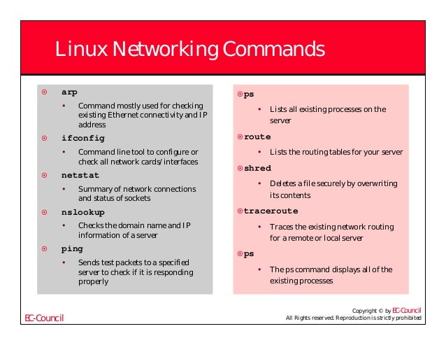 Ceh v5 module 18 linux hacking